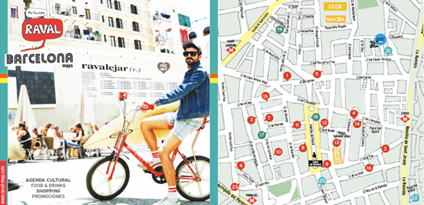 Diferencias de mi barrio / Raval: Mapa Raval