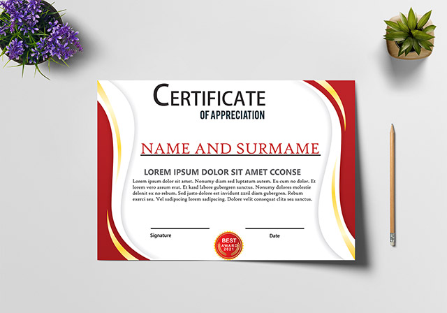 Certificate Of Appreciation Free Vector Template Cdr File Download certificate-of-appreciation-free-vector-template-cdr-file-download