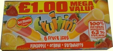 Diets and Calories: Fruitini by Del Monte