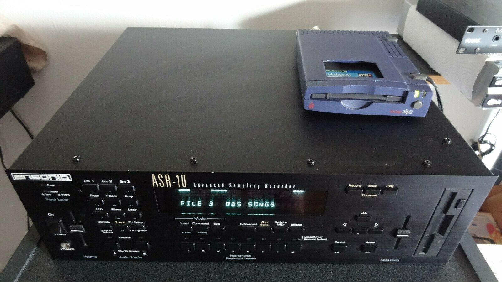 MATRIXSYNTH: ENSONIQ ASR-10 Rack Sampler Synthesizer SN ASR-10434 w ...
