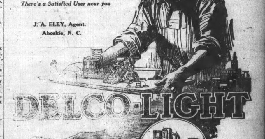 Rural North Carolina History: Delco-Light Generator Brings Electricity ...