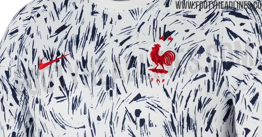 Spectacular Nike France Euro 2020 Pre-Match Shirt Leaked - Not the Away ...