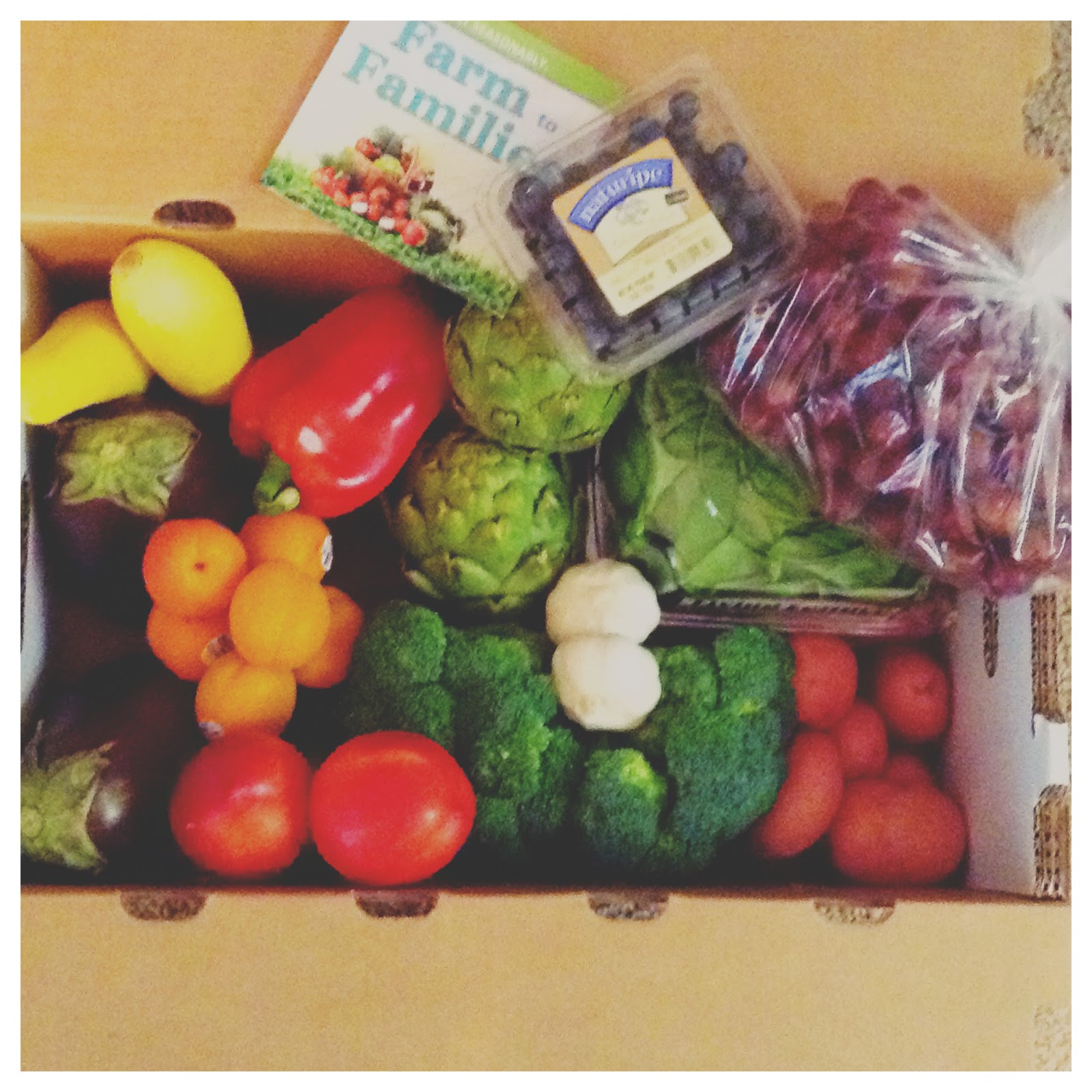 The Gluten-Free Project: 1 Quality Produce Box Week 2: Blueberry ...