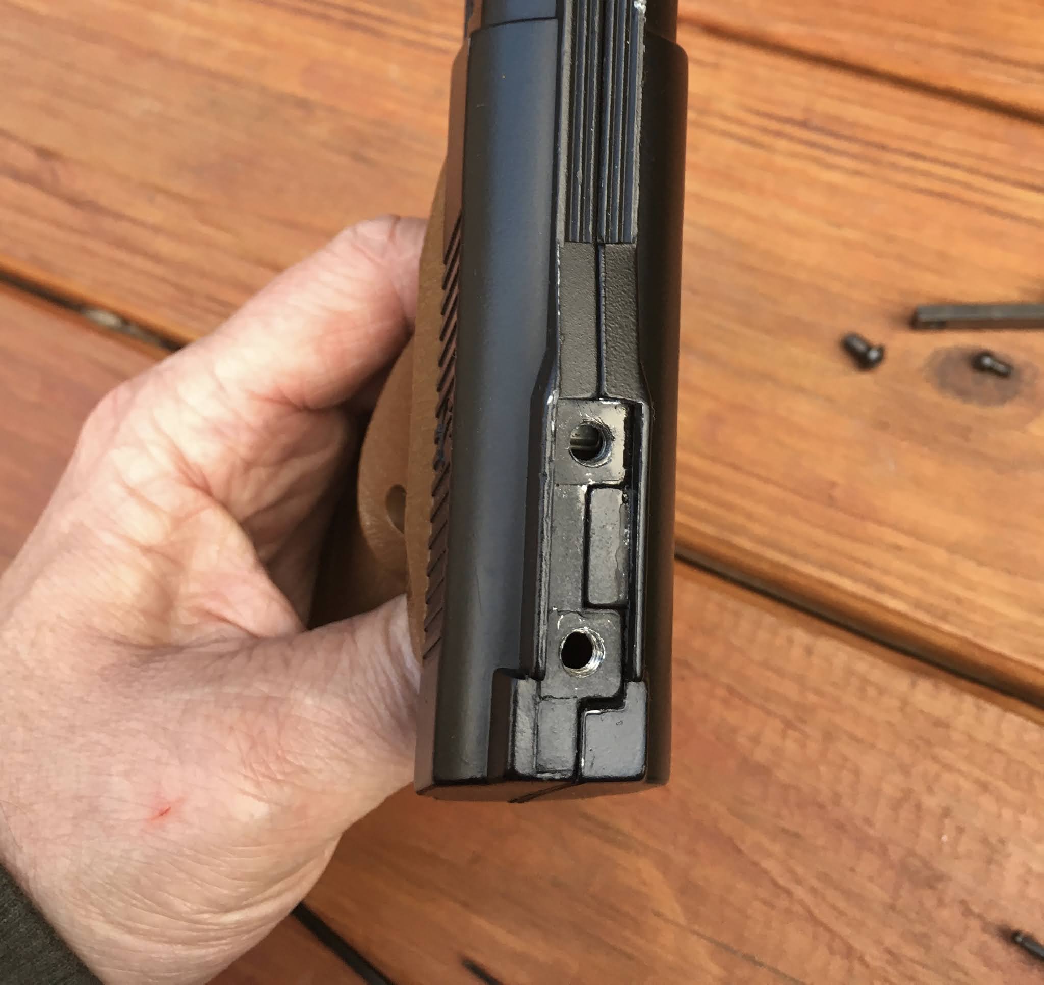 Another Airgun Blog: New Rear Sight for the Crosman 1600