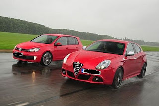 KigeiMotori: Alfa Romeo Giulietta QV contro Volkswagen Golf GTI – sfida ...