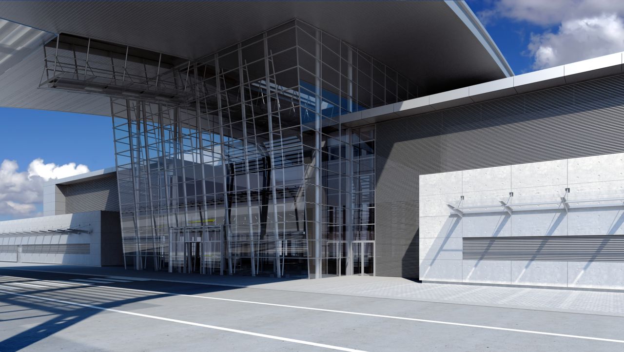 FreeDeeLab / TrzyDeLab: Commercial - Air Port Lawica in Poznan