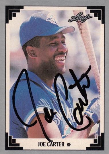 Daily Autograph: Joe Carter