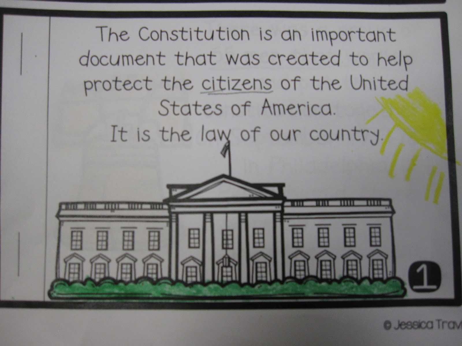 Hopping from K to 2!: Constitution Day Activities