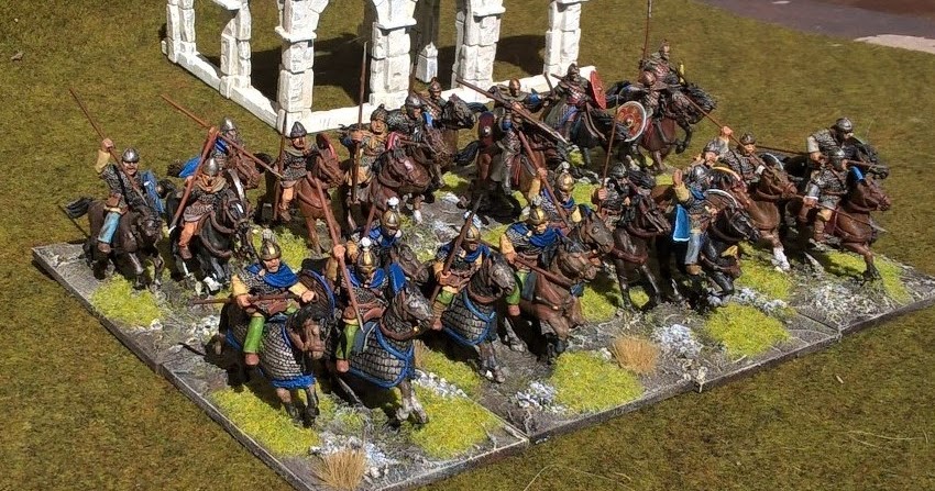 Craig's Wargaming Blog: More rebasing- Goth/Gondor cavalry
