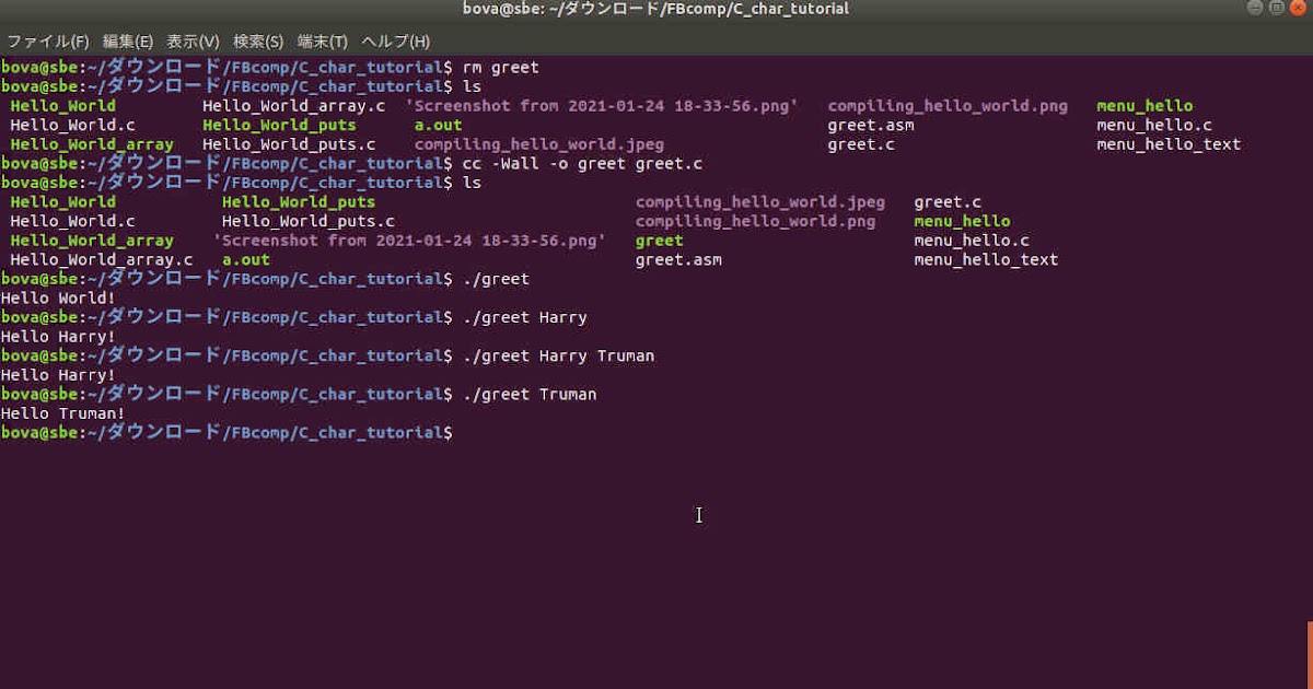 joel's programming fun: Personalizing Hello World -- A Greet Command