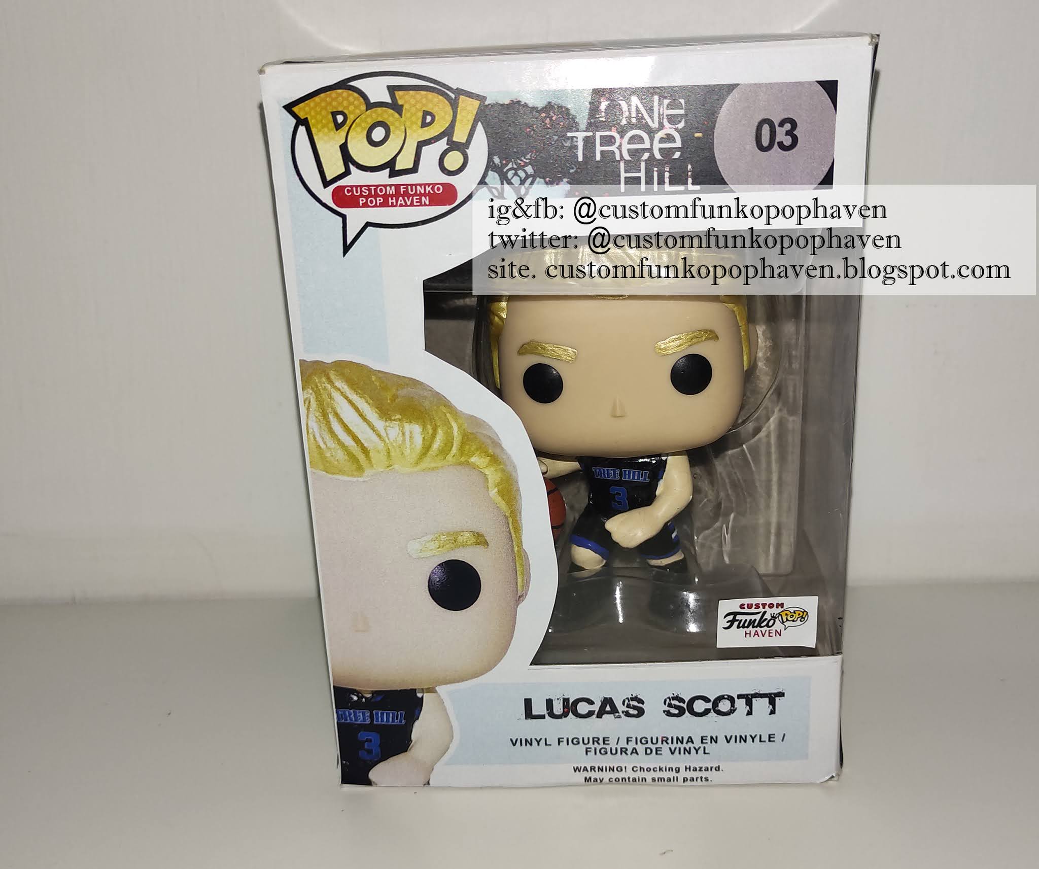 One Tree Hill Custom Funko Pop of Lucas Scott