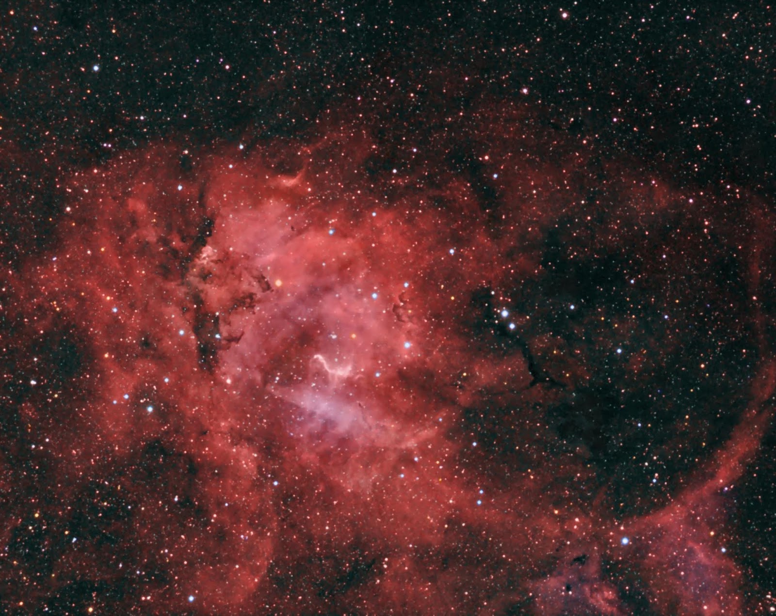 Halling Skies: Sharpless 2-132 - The Lion Nebula...