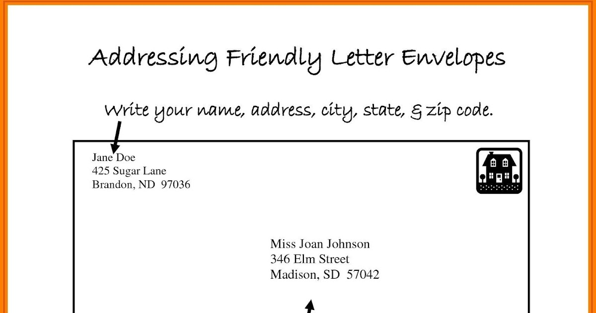 Letter Envelope Format ~ Thankyou Letter