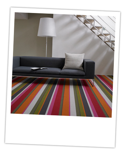 glenkingpr: Striped carpets are bang on trend for this season...