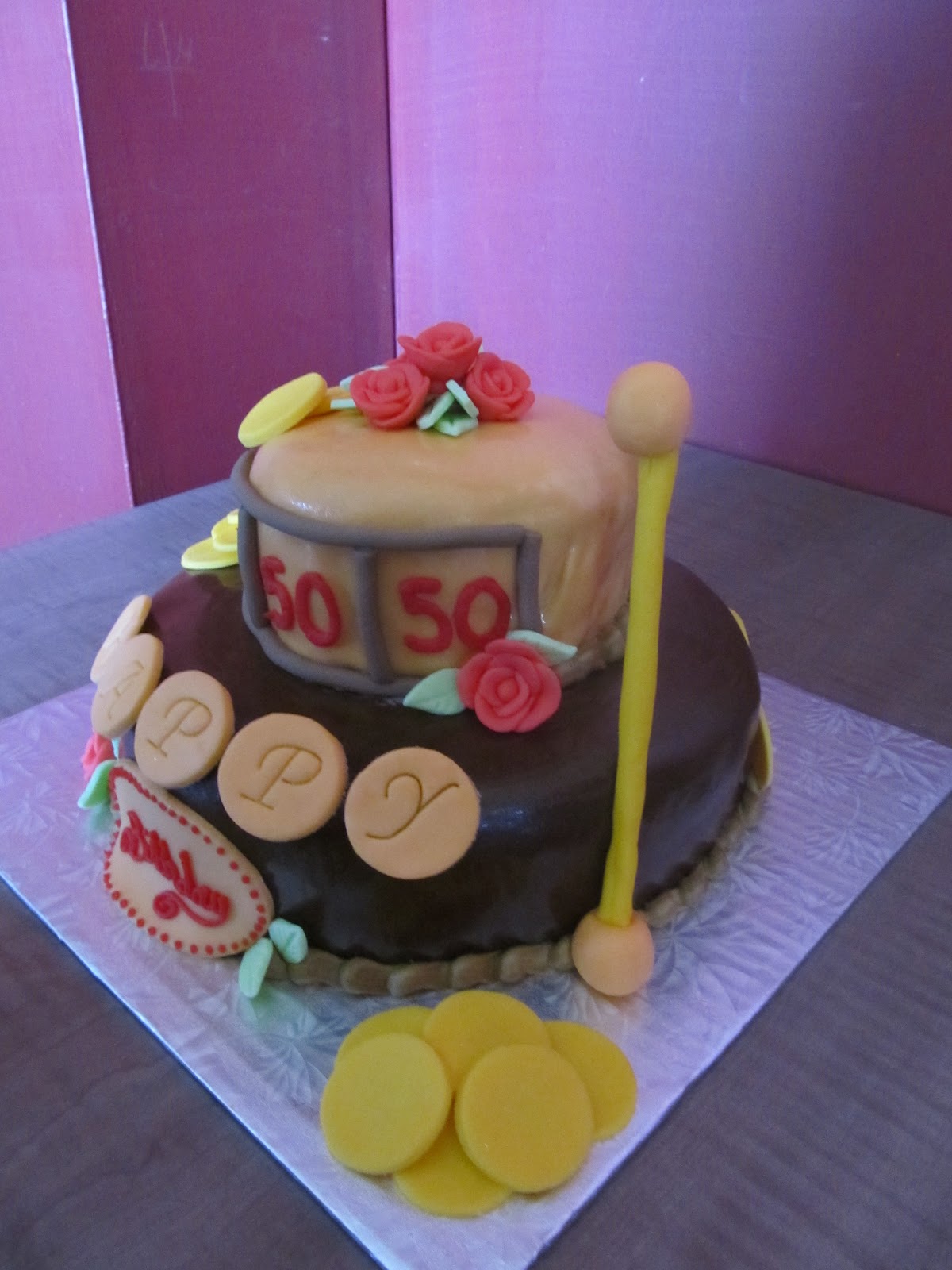 Cake Designs by Steph: Slot Machine Birthday Cake!