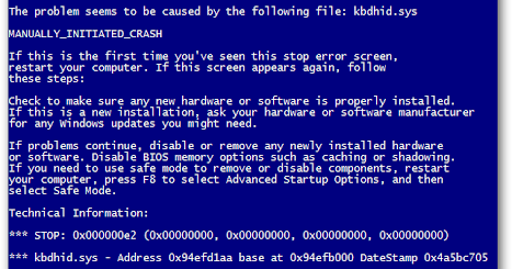 What is BSOD? Create a BSOD virus in Notepad