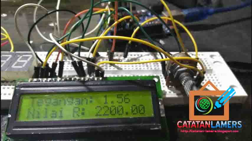 Membuat Ohm Meter Menggunakan Arduino dan LCD 16x2 - Catatan Lamers