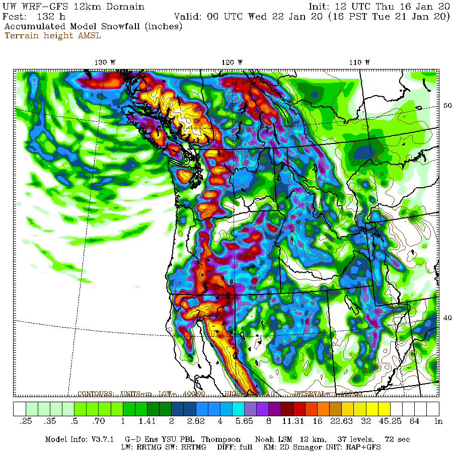 Cliff Mass Weather Blog: Huge Increase in Northwest Snowpack and Water ...