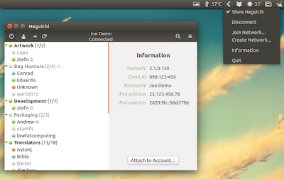 Hamachi Linux GUI `Haguichi` 1.3.0 Released With New UI ~ Web Upd8 ...