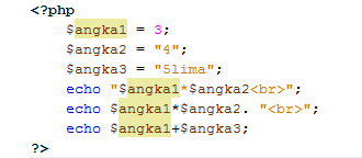 Monochrome 世界: Belajar PHP [ Belajar dengan Variabel serta Membuat ...