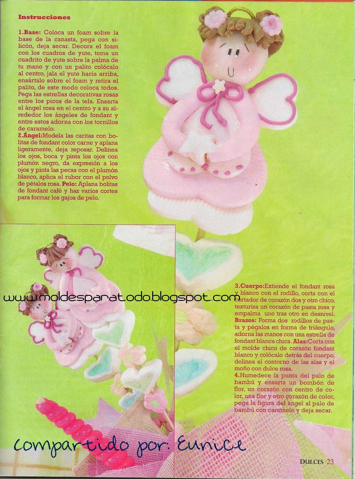 Centro de mesa Dulce Angel