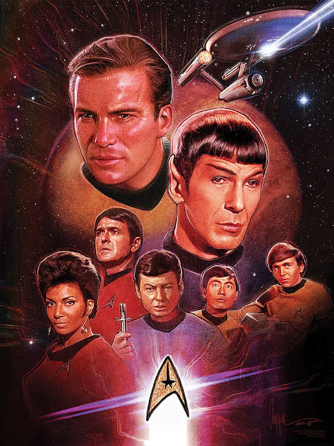 The Trek Collective: Bye Bye Robot's latest Voyager and TOS art