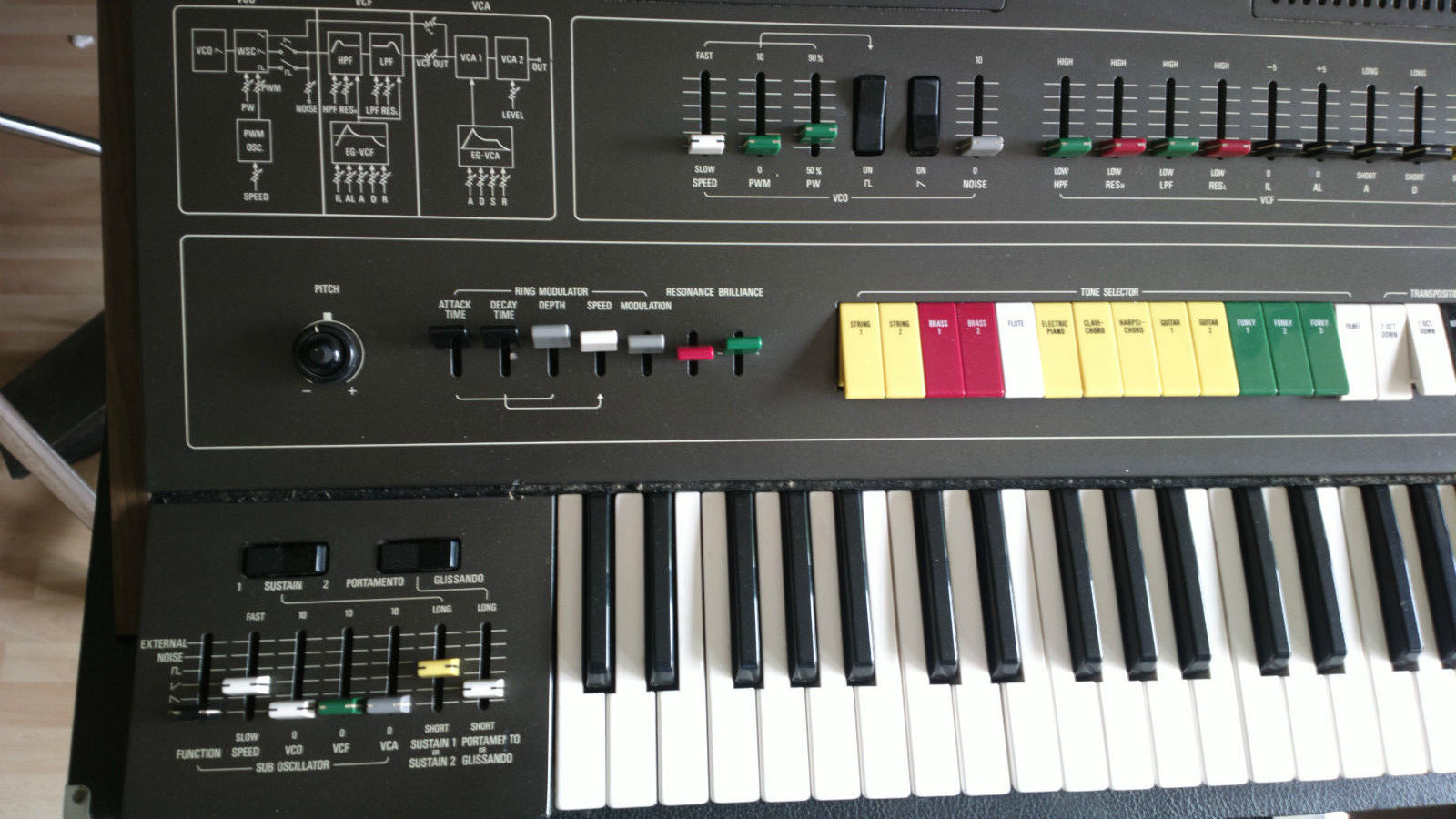 MATRIXSYNTH: Yamaha CS-50 Analog Synthesizer