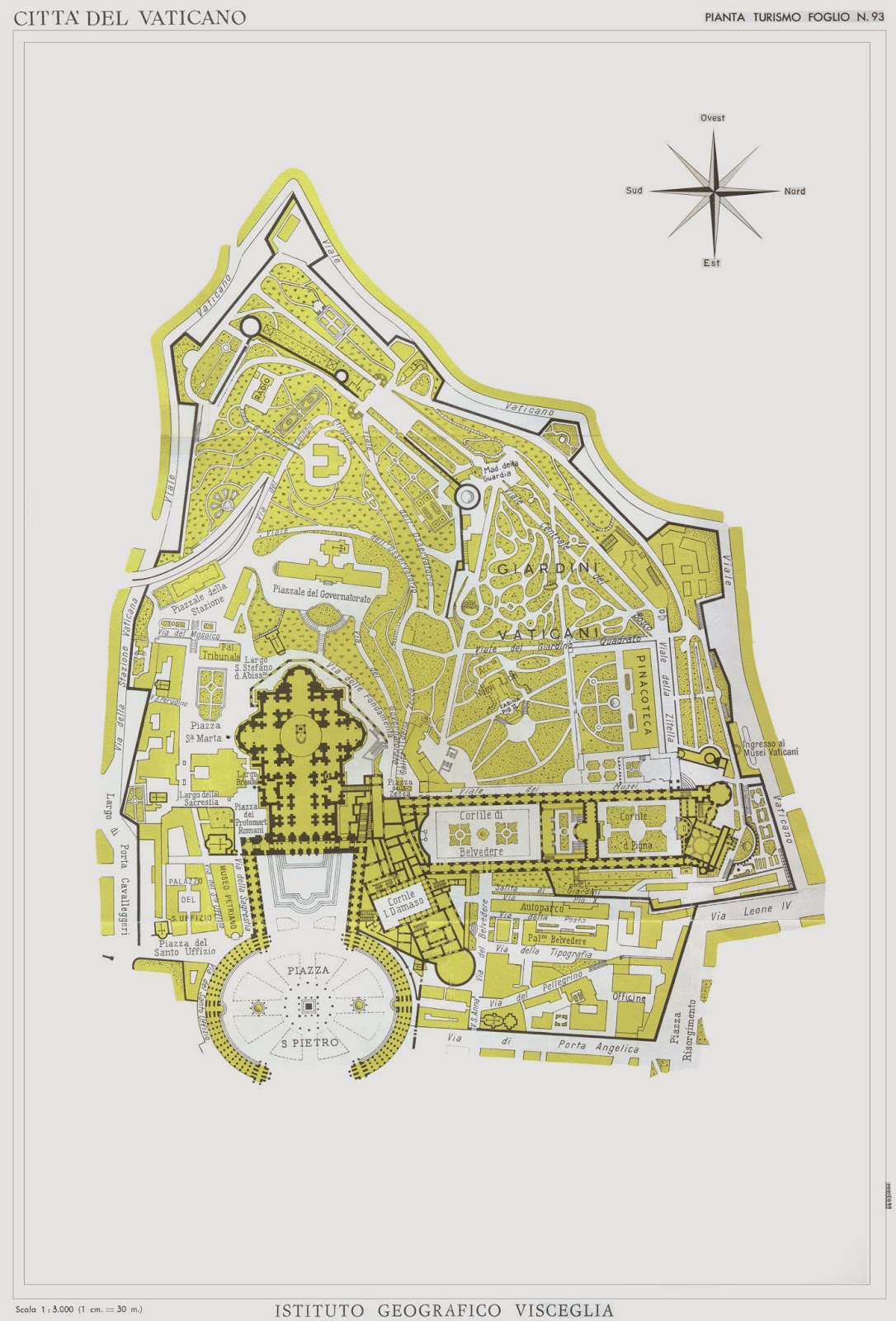 Caffe Vaticano Rome Map Italy