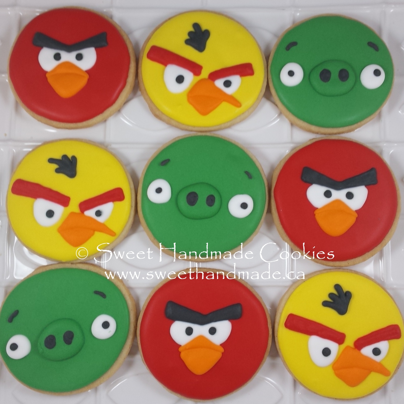 Sweet Handmade Cookies: Angry Birds Cookies