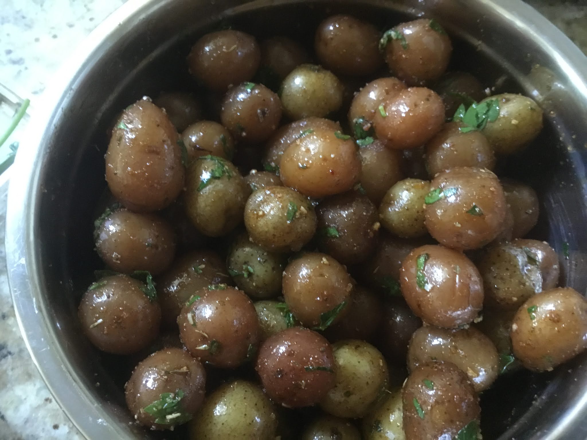 Home on my Range: Mini Potato Skewers