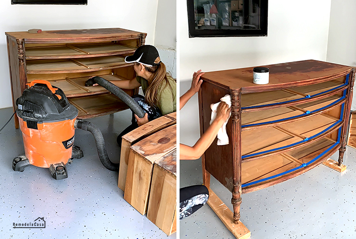 How to Fix and Update an Old Dresser - Remodelando la Casa