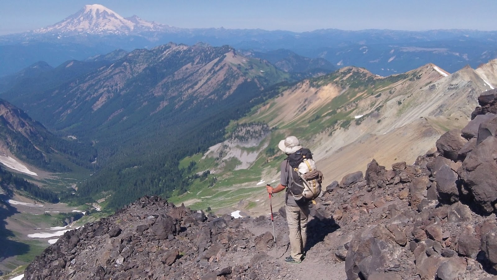 The Traveling Mandolin: PCT 2014, Day 136: The Goat Rocks