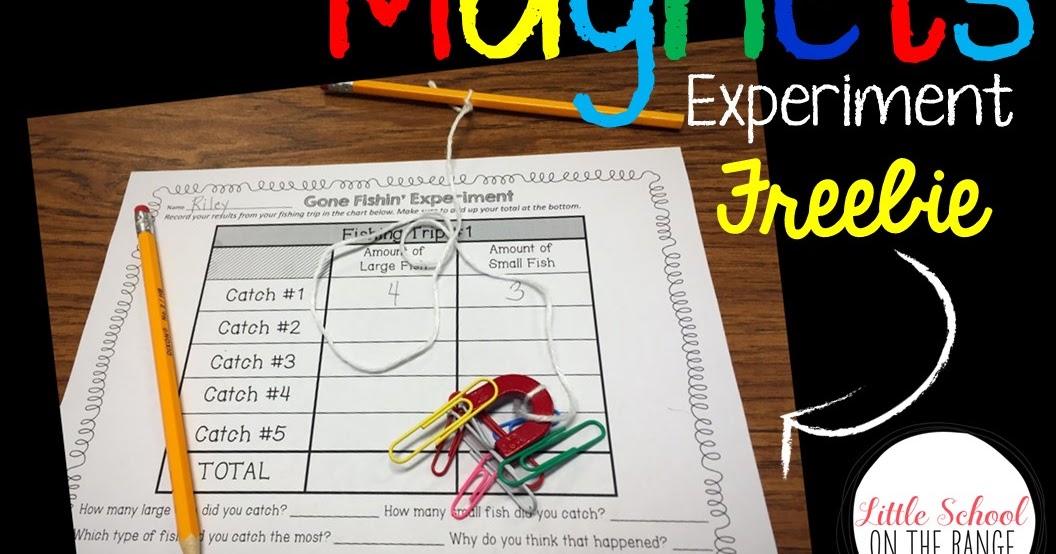 Little School on the Range: Magnet Experiment FREEBIE