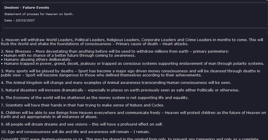 Cult Awareness - Desteni Doomed - 2 | The Desteni Cult