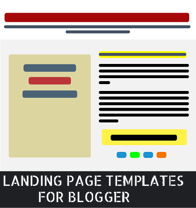 6 Cool Landing Pages Templates For Blogger Free Download - TwistBlogg