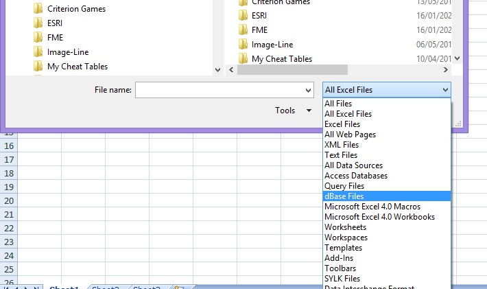 BELAJAR: MEMBUKA FILE EKSTENSI .DBF ATAU "dBase File"