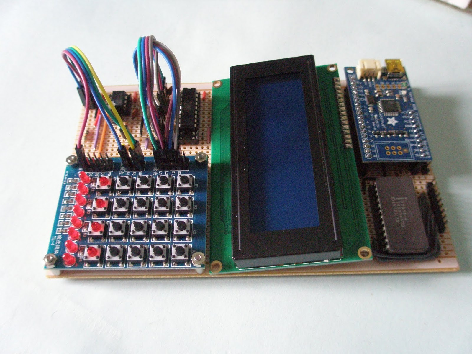 ElectronicAdventures: 6502 Project - Hex Keypad & LCD Display