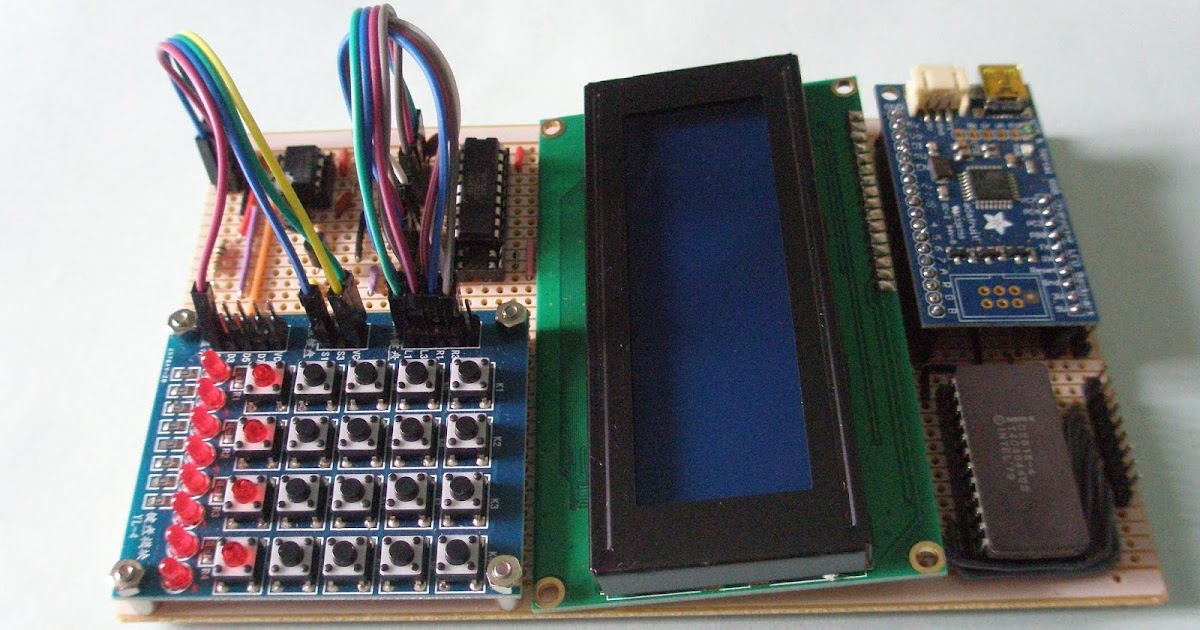 ElectronicAdventures: 6502 Project - Hex Keypad & LCD Display