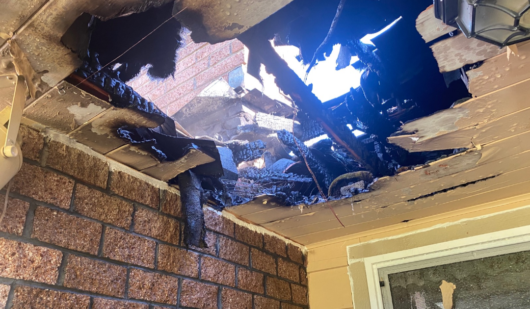 ATTIC FIRE QUICKLY EXTINGUISHED SOUTH OF DILLARD