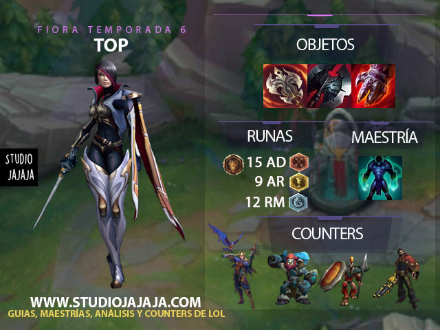 Fiora en lol / Cómo jugarla, counteriarla y Ganarle