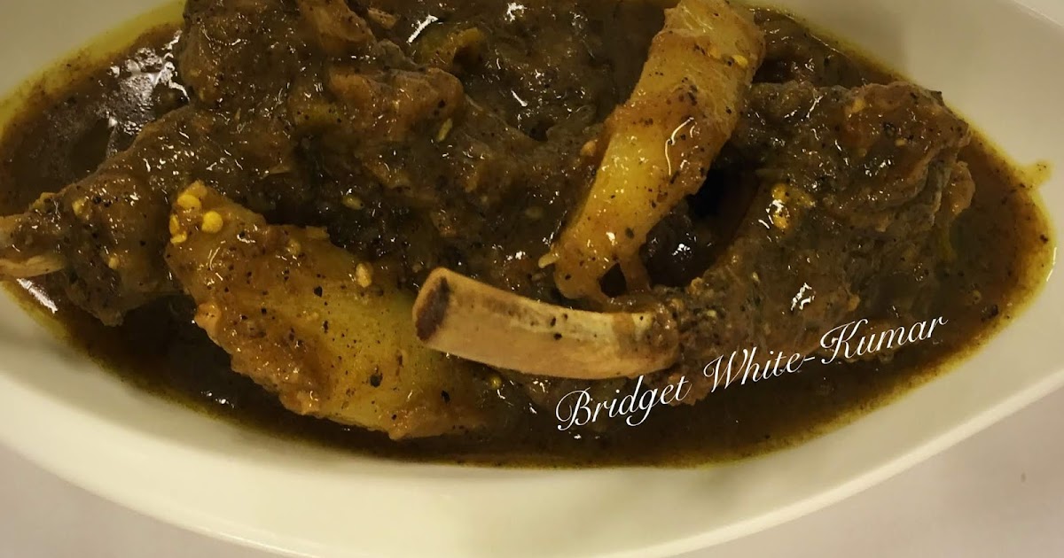 ANGLO-INDIAN CUISINE : MUTTON / LAMB PEPPER CHOPS