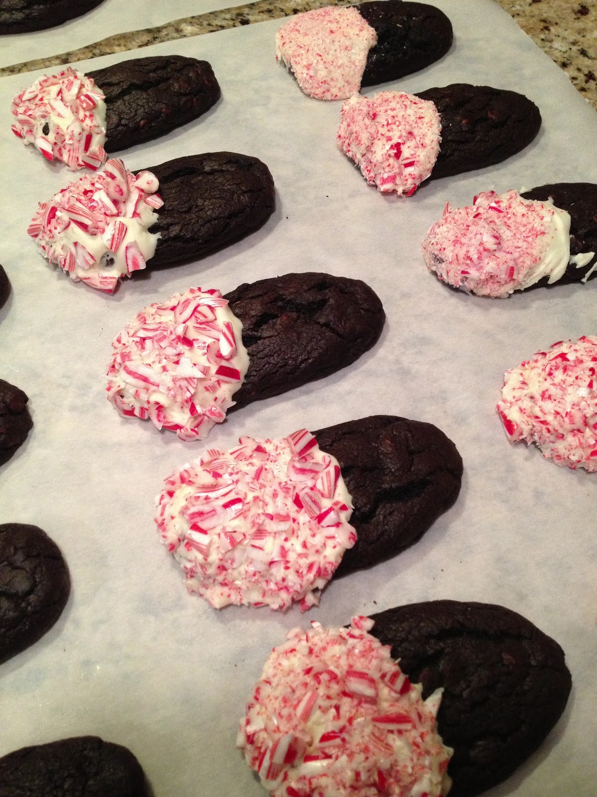 Crazy Ass Craving: Chocolate Peppermint Stick Cookies