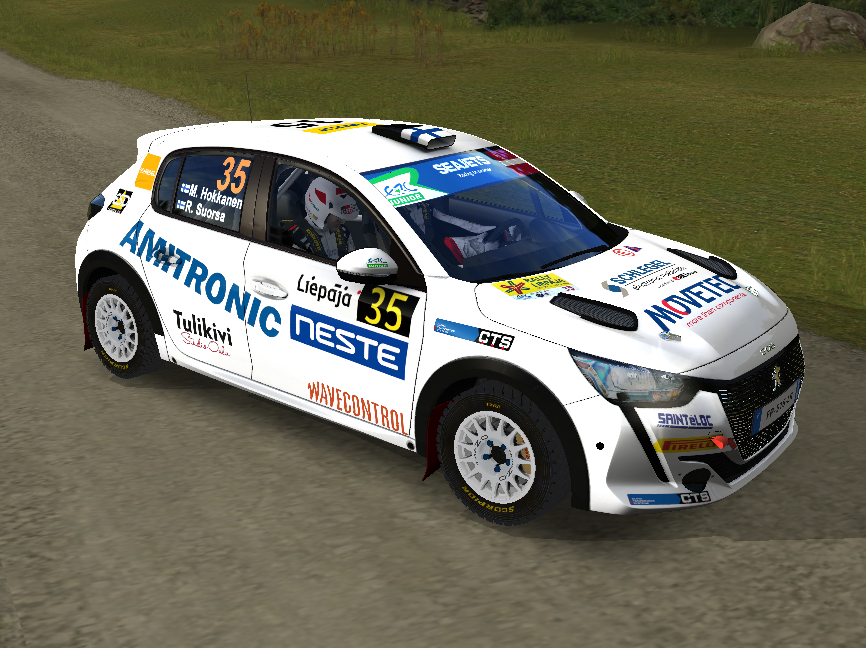 SKIN - Miika Hokkanen / Rami Suorsa - Peugeot 208 Rally4 - Rally ...