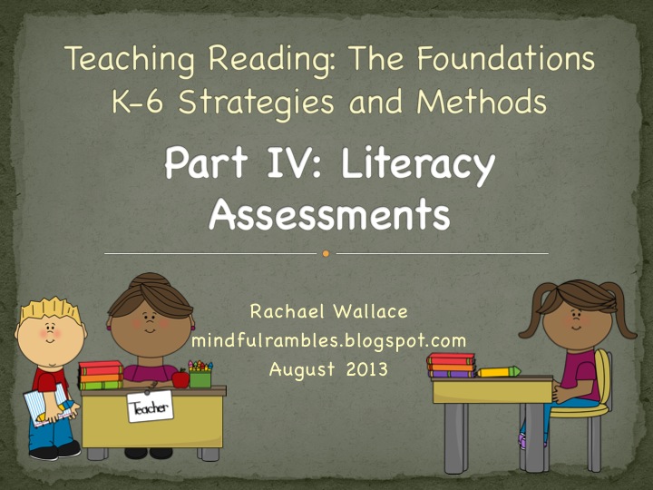 Teaching Reading Series: Part IV and V