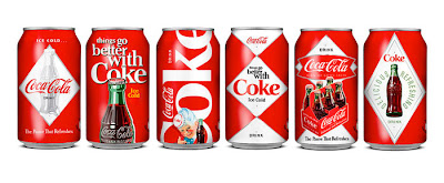 Golly what a swell blog: New look Coke cans, A nice nod to the past!