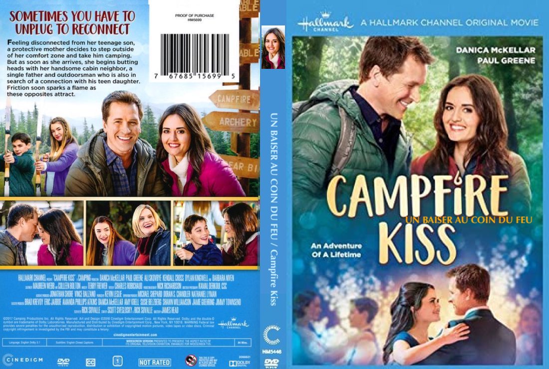 C'est un beau téléfilm : Noël et Romance...Chrisnow: UN BAISER AU COIN DU FEU / Campfire Kiss @ 2017