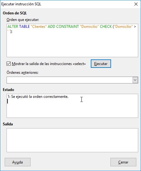 alterar CONSTRAINT de una tabla con SQL en LibreOffice Base (XXVII ...