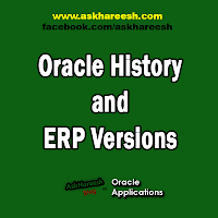Oracle History and ERP Versions | AskHareesh Blog | Oracle Apps ...