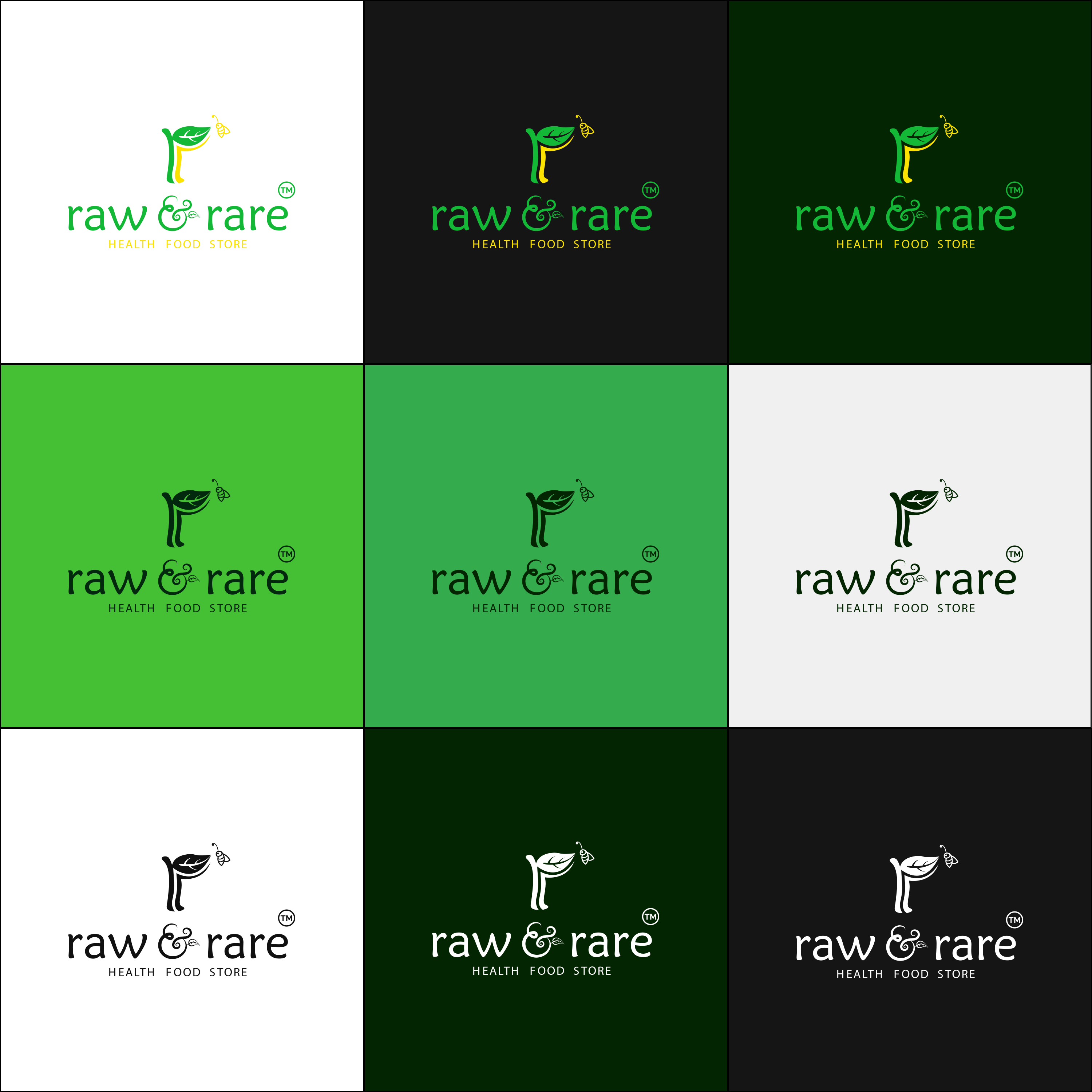 Design A logo for Raw & Rare , Raw & Rare ( Healthy Food Store) Logo ...