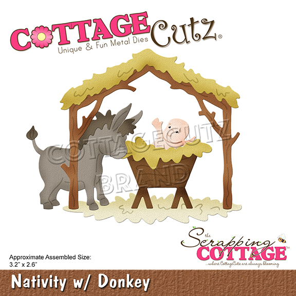CottageBLOG: Nativity with Donkey